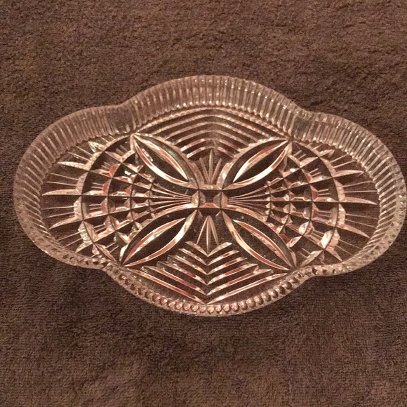 Accents | Cut Glass Wallet And Keys Tray Or Serving Tray | Poshmark